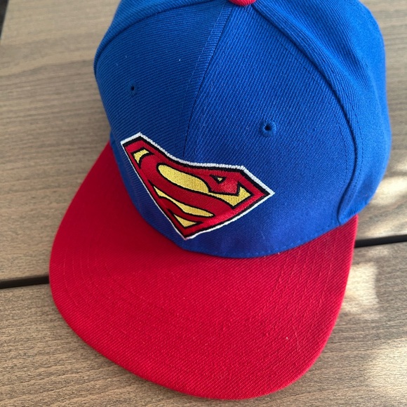 DC Comics | Accessories | Dc Comics Superman Cap Blue And Red | Poshmark